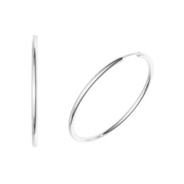 Firetti Damen Paar Creolen "Schmuck Geschenk Silber 925 2,0 mm breit", 40, Silber 925 (Sterlingsilber), silber, Silber 925 (Sterlingsilber),