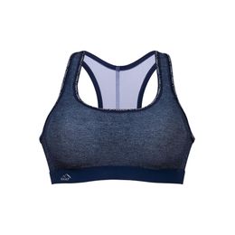 Anita Damen Sport-BH "Sport BH PanAlp Delta", Gr. 75, blau, Obermaterial: 62% Polyamid PA. 32% Elasthan EL. 6% Polyester PES., BHs