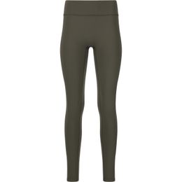 ENDURANCE ATHLECIA ATHLECIA Damen Trainingstights "Luxe"gr&uuml;n, gr&uuml;n, Gr. 46, unifarben, 80% Polyamid, 20% Elasthan, Hosen, mit Kompressionswirkung