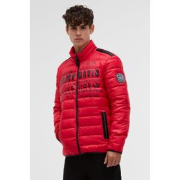 CAMP DAVID Herren Outdoorjacke, rot, Gr. 4XL, bedruckt, bestickt, Steppware, Material: 100% Polyester, Futter: 100% Polyester, F&uuml;llung: 100%