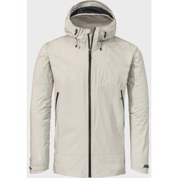 Schöffel SCHÖFFEL Herren Outdoorjacke "2.5L 3D Jacket Vistdal M", beige, Gr. 54, Oberstoff: 100% Nylon; (Membran: Polyurethan), Jacken