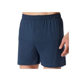 Schiesser Herren Boxershorts "Boxershort 4er Pack", Gr. XL, blau, Obermaterial: 100% Baumwolle CO., Unterhosen