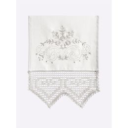 Querbehang HEINE HOME, B:60cm H:80cm, wei&szlig;, Polyester, Gardinen