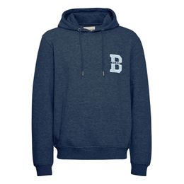 Blend Herren Kaschmirpullover "Kapuzensweatshirt BHSweatshirt", blau, Gr. XXL, Obermaterial: 55% Polyester PES. 45% Baumwolle CO., Pullover