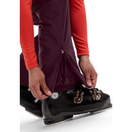 Maier Sports Damen Skihose "Majelletta W", lila, Gr. 38, 100% Polyester, Hosen, Damen Schneehose wasserdicht 4-Wege-Stretch Regular Fit