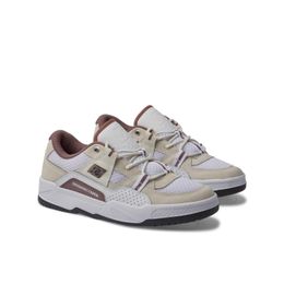 DC Shoes Damen Sneaker "Construct", Gr. 5,5, wei&szlig;, Obermaterial:54.6% Leder, 20.9% Synthetikmaterial, 25.5% Microfaser;, Schuhe