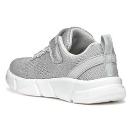 Geox "J ARIL GIRL", Knitwear Sneaker, Klettschuh mit glitzerndem Klettriegel