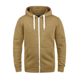 !Solid SOLID Herren Kapuzensweatjacke "Kapuzensweatjacke SDOlli", braun, Gr. L, Obermaterial: 80% Polyester PES. 20% Baumwolle CO., Sweatjacken