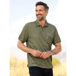 Catamaran Herren Kurzarmshirt "Kurzarm-Poloshirt", grün, Gr. 52, unifarben, 100% Baumwolle, Shirts