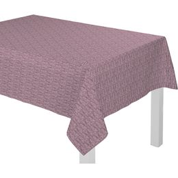 Tischdecke Adam, B:130cm L:220cm, lila, Bio-Baumwolle, Tischdecken, "Little Parrot", aus 100% Bio-Baumwolle