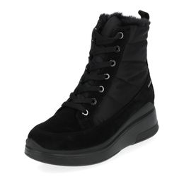IGI&CO IGI & CO Damen Schn&uuml;rstiefelette "IGI & CO Stiefelette Leder", Gr. 39, schwarz, Leder, Schuhe
