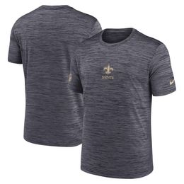 Nike Damen T-Shirt "Nike T-Shirt New Orleans Saints Nike Velocity SS", grau, Gr. M, 100% Polyester, Shirts