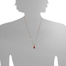 OSTSEE-SCHMUCK Damen Kette mit Anh&auml;nger "OSTSEE-SCHMUCK Kette mit Anh&auml;nger Meret Kette mit Anh&auml;nger Meret", 42cm, Gelbgold 333, L: 42, gold, Gelbgold
