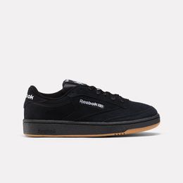 Reebok CLASSIC Damen Sneaker "CLUB C 85", Gr. 42,5, schwarz, Leder, Textil, Schuhe