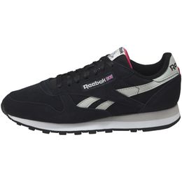 Reebok CLASSIC Damen Sneaker, Gr. 36,5, schwarz, Leder, Schuhe