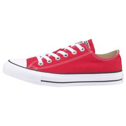 Converse Damen Sneaker "Chuck Taylor All Star Ox", Gr. 44, rot, Textil, Schuhe