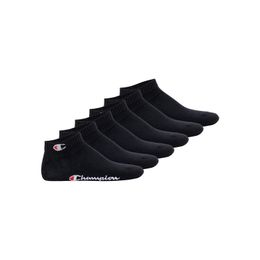 Champion Herren Kurzsocken "Socken 6er Pack", Gr. 35, schwarz, Obermaterial: 71% Baumwolle CO. 23% Polyester PES. 4% Polyamid PA. 2% Elasthan EL.,