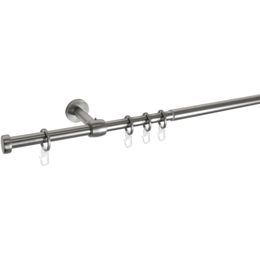 Gardinenstange mydeco, &Oslash;:16mm, silber, Wohnzimmer, Gardinenstangen, "Cap-Noble"