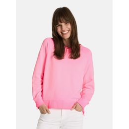 LIEBLINGSST&Uuml;CK LIEBLINGSST&Uuml;CK Damen Sweatshirt "NavyEP", pink, Gr. XXXL, clean, unifarben, Sweatware, Obermaterial: 100% Baumwolle, Sweatshirts, mit Farbverlauf