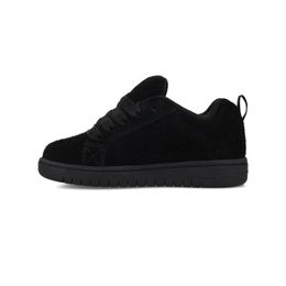 DC Shoes Kinder Sneaker "Court Graffik Se", Gr. 11, schwarz, Obermaterial:87, 6% Leder, 12% Synthetik, 0, 4% Polyester., Schuhe
