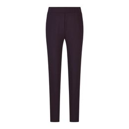 GOLDNER Damen Schlupfhose "Extra schmale Jerseyhose BELLA mit Schlupfbund"aubergine, Gr. 42, Obermaterial: 67% Viskose CV. 27% Polyamid PA. 6%