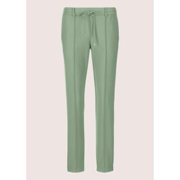 Madeleine Mode MADELEINE Damen Stoffhose "Jogpants Stretchhose mit Tunnelzug", gr&uuml;n, Gr. 34, Obermaterial: 95% Polyamid PA. 5% Elasthan EL., Hosen