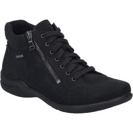 Josef Seibel Damen Stiefelette "Helen 50, schwarz", Gr. 37, schwarz, Obermaterial: 100% Textilmaterial TEXMAT., Schuhe