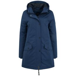 oxmo Damen Langmantel "Parka OXTamila", blau, Gr. XXL, Obermaterial: 100% Polyester PES., Mäntel