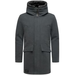 STONE HARBOUR Herren Kurzmantel "Fenroos XX", grau, Gr. XL, Obermaterial: 90% Polyacryl, 8% Viskose, 2% Elasthan. Innenfutter: 100% Polyester.