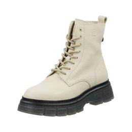 G-STAR Damen Schn&uuml;rstiefelette "G-Star Raw Stiefelette Leder", Gr. 36, beige, Leder, Schuhe