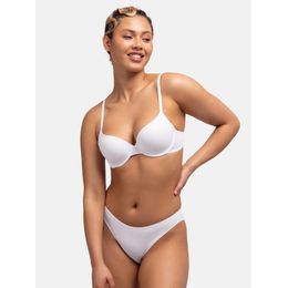 Dorina Damen B&uuml;gel-BH "Michelle", Gr. 70, wei&szlig;, Obermaterial: 56% Polyamid, 32% Polyester, 12% Elasthan, unifarben, BHs, leicht gepolstert, weicher