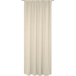 Vorhang WIRTH, B:132cm H:175cm, gold, Jacquard, Baumwolle, Polyester, Wohnzimmer, Gardinen, "Berwick"