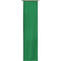 Schiebegardine WIRTH, B:60cm H:145cm, gr&uuml;n, Jacquard, Polyester, Wohnzimmer, Gardinen, "Umea"