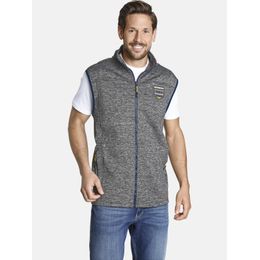 Jan Vanderstorm Herren Funktionsweste "Weste MALDEVIN", grau, Gr. 62, Obermaterial: 92% Polyester COOLMAX PES(Coolmax). 8% Elasthan EL., Westen