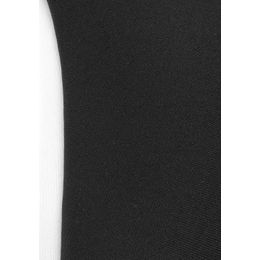 Vivance Damen B&uuml;gel-Bikini-Top "Lorena", schwarz, Gr. 40, unifarben, Recycling-Polyamid, Bikini-Oberteile, mit kontrastfarbenem Piping