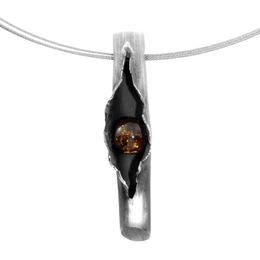 OSTSEE-SCHMUCK Damen Halsreif "OSTSEE-SCHMUCK Halsreif mit Anh&auml;nger Gleiter-Hedi-Sarah Vicenca", 42cm, Silber 925 (Sterlingsilber), L: 42, silber,