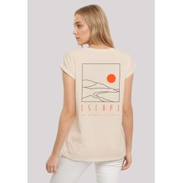 F4NT4STIC Damen T-Shirt "Escape Discover the World Landscape", wei&szlig;, Gr. L, Obermaterial: 100% Baumwolle, Shirts, Discover the World