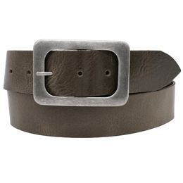 AnnaMatoni Damen Lederg&uuml;rtel "AnnaMatoni Lederg&uuml;rtel Blu Lederg&uuml;rtel Blu", grau, Gr. 100, 100% Leder, G&uuml;rtel