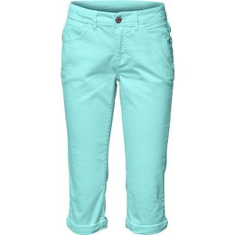 Heine Damen 3/4-Hose, blau, Gr. 46, unifarben, 98% Baumwolle, 2% Elasthan, Hosen