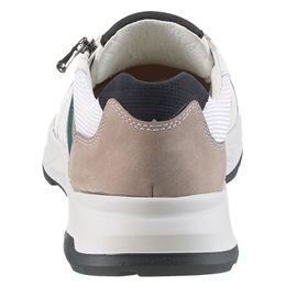 Waldl&auml;ufer WALDL&Auml;UFER Herren Sneaker "H-TOM", Gr. 11,5, wei&szlig;, Nappaleder, Nubukleder, Textil, kontrastfarbene Details, Schuhe, Schn&uuml;rschuh, Halbschuh,