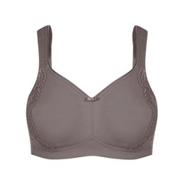 SuSa Damen Minimizer-BH "Minimizer ohne B&uuml;gel London", Gr. 95, lila, Obermaterial: 76% Polyamid PA. 24% Elasthan EL., BHs