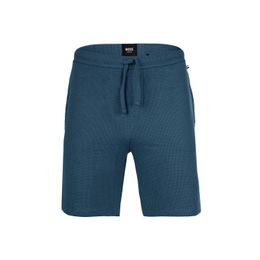 BOSS Herren Shorts "Shorts Waffle Shorts", blau, Gr. XXL, Obermaterial: 60% Baumwolle CO. 40% Polyester PES., Hosen