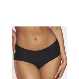 Nuance Damen Panty, Gr. 40, schwarz, Obermaterial: 50% Polyamid, 40% Baumwolle, 10% Elasthan, Unterhosen, aus gemustertem Jacquard mit feiner