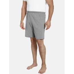 CHARLES COLBY Herren Shorty "Kurze Schlafhose LORD MYCROFT", Gr. XXL, grau, Obermaterial: 60% Baumwolle CO. 40% Polyester COOLMAX PES(Coolmax).,