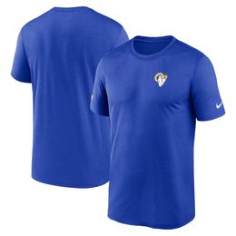 Nike Damen T-Shirt "Nike T-Shirt Los Angeles Rams Nike Small Logo", blau, Gr. L, 100% Polyester, Shirts