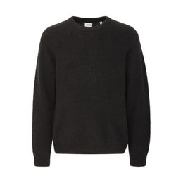 !Solid SOLID Herren Strickfleece-Pullover "Strickpullover SDMack", schwarz, Gr. S, Obermaterial: 58% Polyacryl PAN. 26% Wolle WO. 13% Polyamid PA. 3%