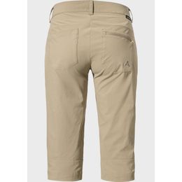 Sch&ouml;ffel SCH&Ouml;FFEL Damen 3/4-Hose "Pants Caracas2", beige, Gr. 48, Oberstoff: 89% Nylon, 11% Elasthan, Hosen