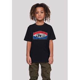 T-Shirt F4NT4STIC "JT Racing Fading Classic Logo", M&auml;dchen, Gr. 110/116, schwarz, Obermaterial: 100% Baumwolle, regular fit, Rundhals, ohne B&uuml;ndchen, Shirts T-Shirt, Premium Qualit&auml;t