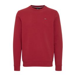 FQ1924 Herren Rundhalspullover "Rundhalspullover FQWILLIAM crew neck logo sweat", rot, Gr. S, Obermaterial: 42% Baumwolle CO. 38% Polyester PES. 15%