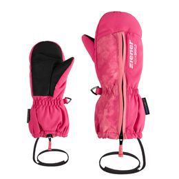 Ziener Baby F&auml;ustlinge "LANGELO-Z AS glove mini", rosa, Gr. 4, Polyester, Handschuhe